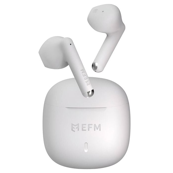 EFM Kansas TWS Earbuds with Fast Charge - White - Bunnings Australia