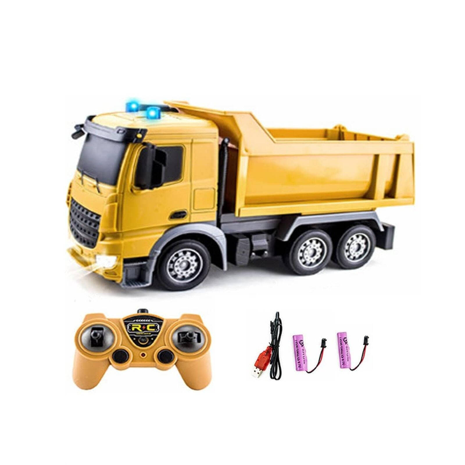 Sounds Remote Control Construction Dump Truck 6 Channels 1 24 Scale CAT Truck Toy Car Bunnings Australia
