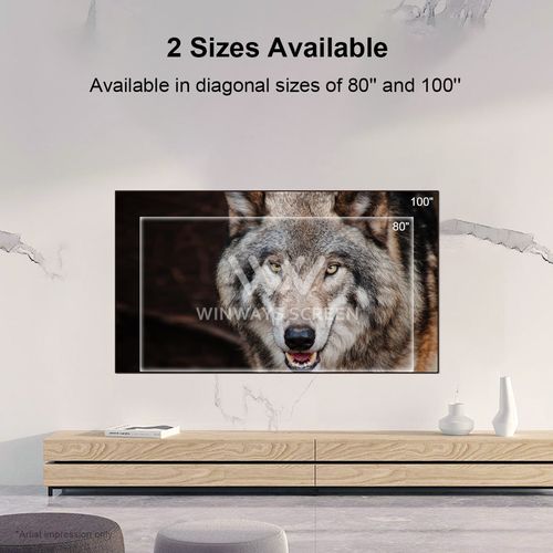 Winways Ust Throw Alr Rollable Fresnel Screen 80" - Bunnings Australia