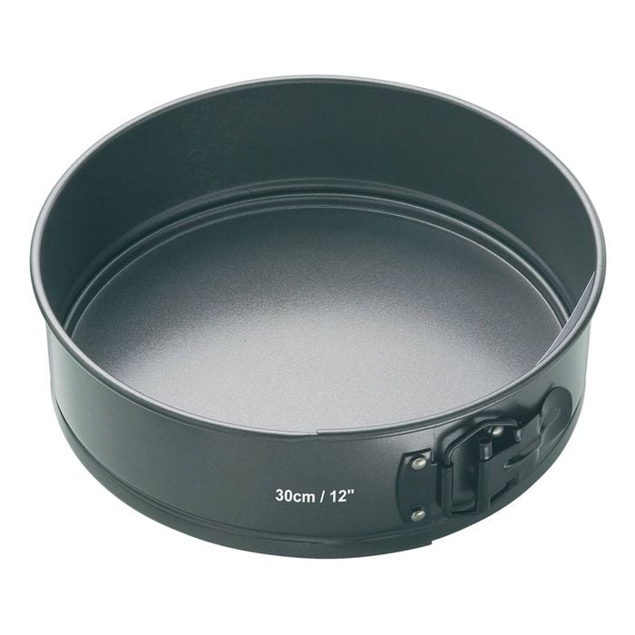Mastercraft 30cm Springform Non-Stick Heavy Base Round Cake Pan - Black ...