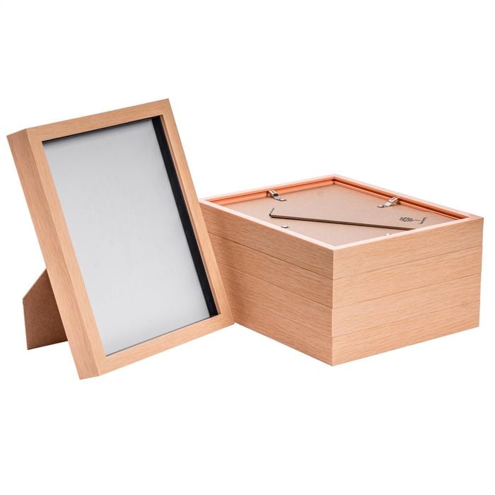 Nicola Spring 3D Box Photo Frames - 8" x 10" - Pack of 5 - Bunnings ...