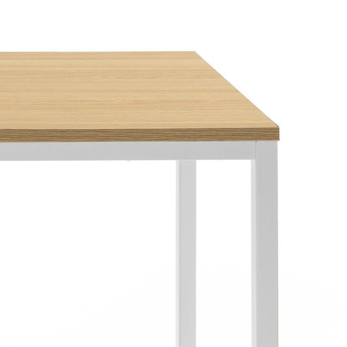 Zinus Computer Desk Home Office Table Study Desks Wooden - White 140cm ...