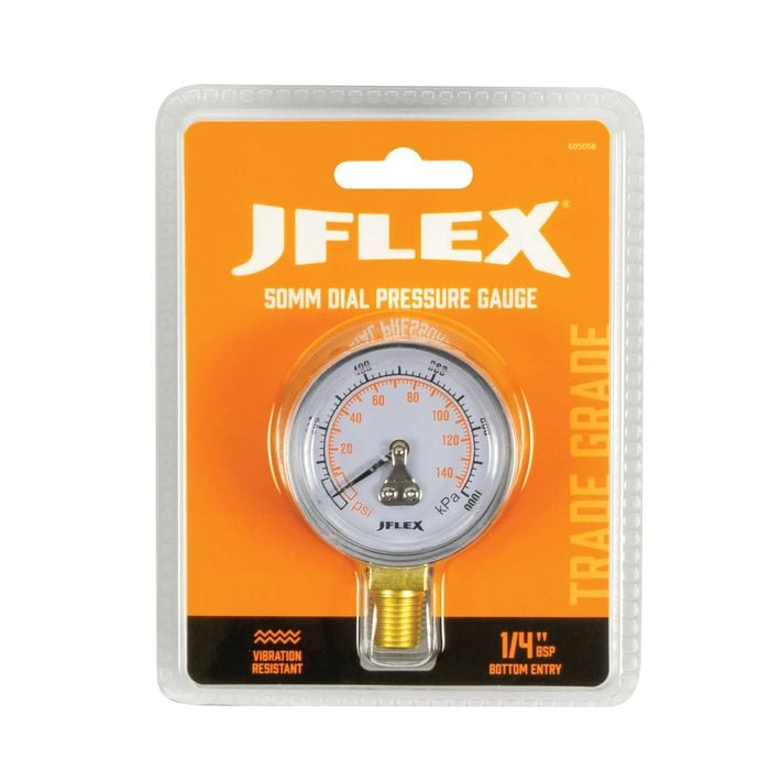JFLEX 50mm Dial Pressure Gauge - Bunnings New Zealand