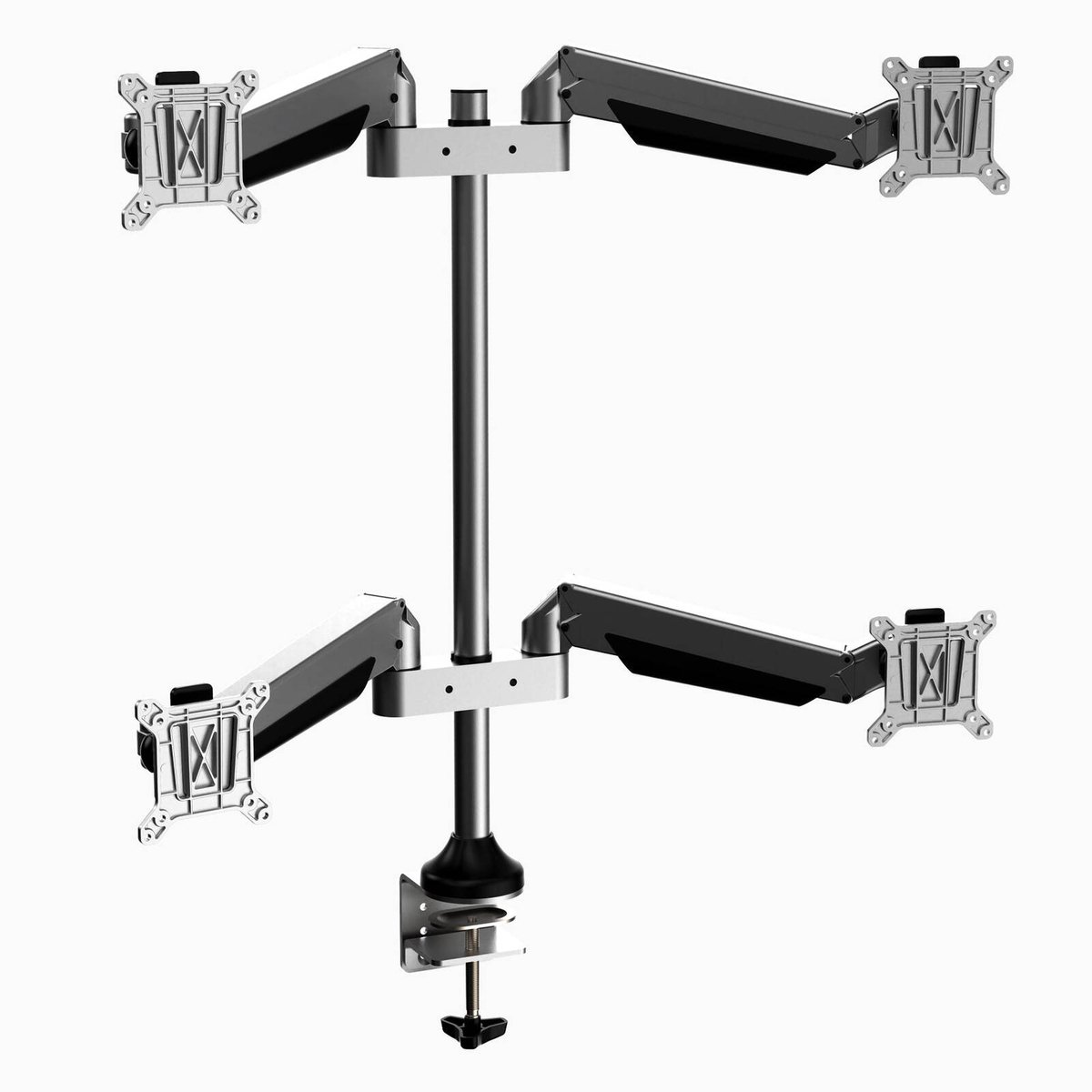 Desky Quad Monitor Arm - Space Grey - Bunnings Australia