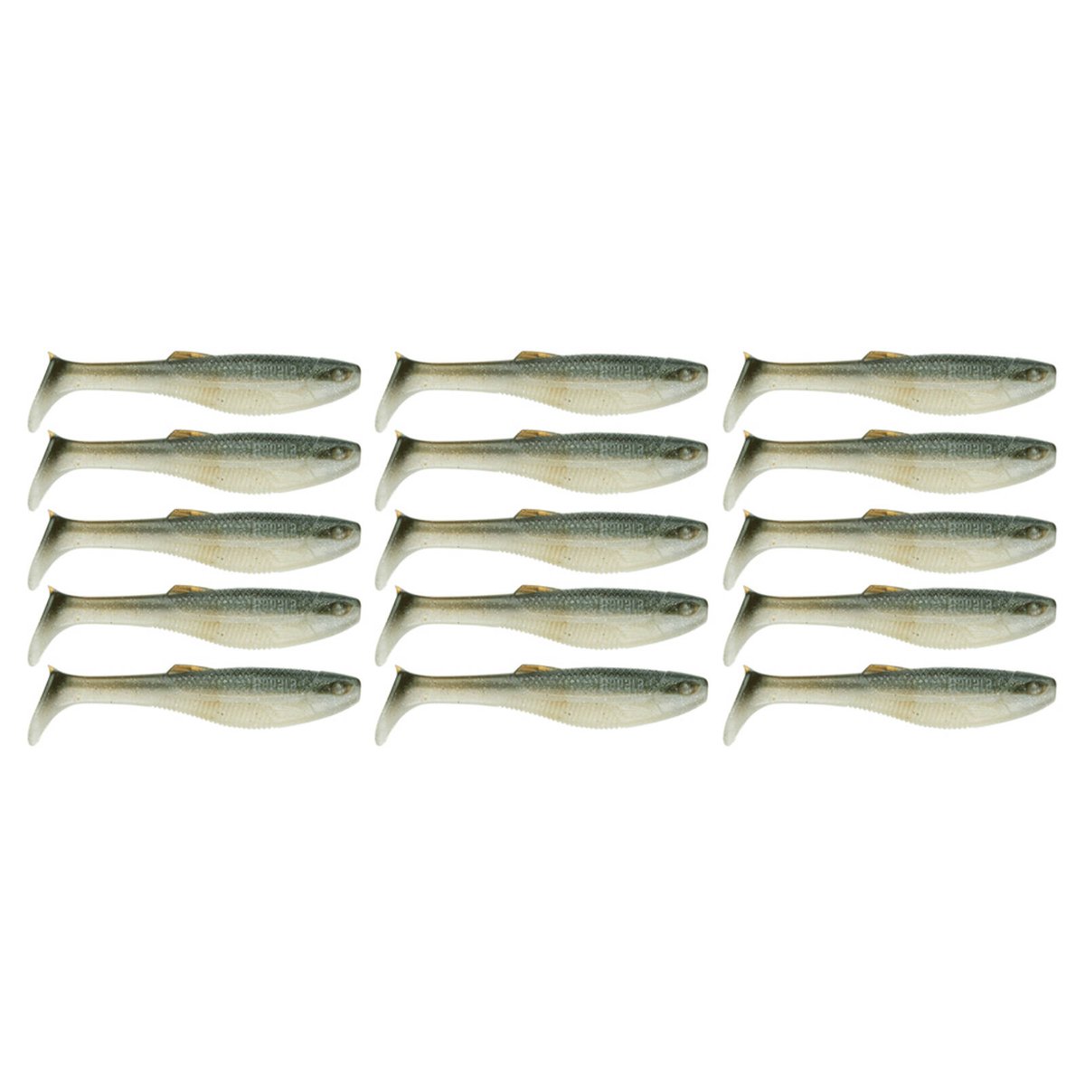 3x 5PK 4In Rapala Crush City Heavy Hitter Plastic Paddle Tail Lures ...