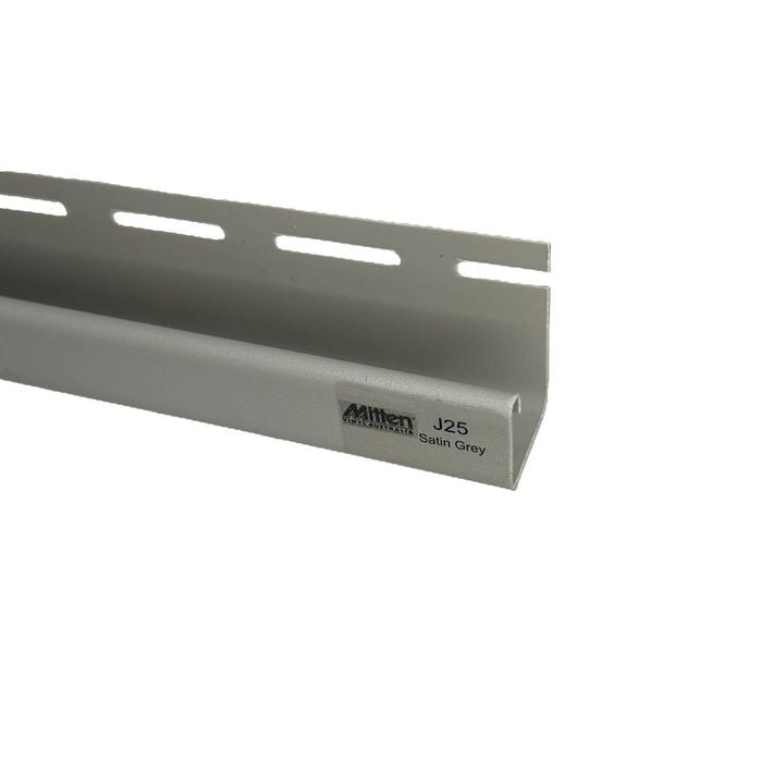 Mitten Vinyl Australia 3.66m Satin Grey J25 Trim Vinyl Cladding ...