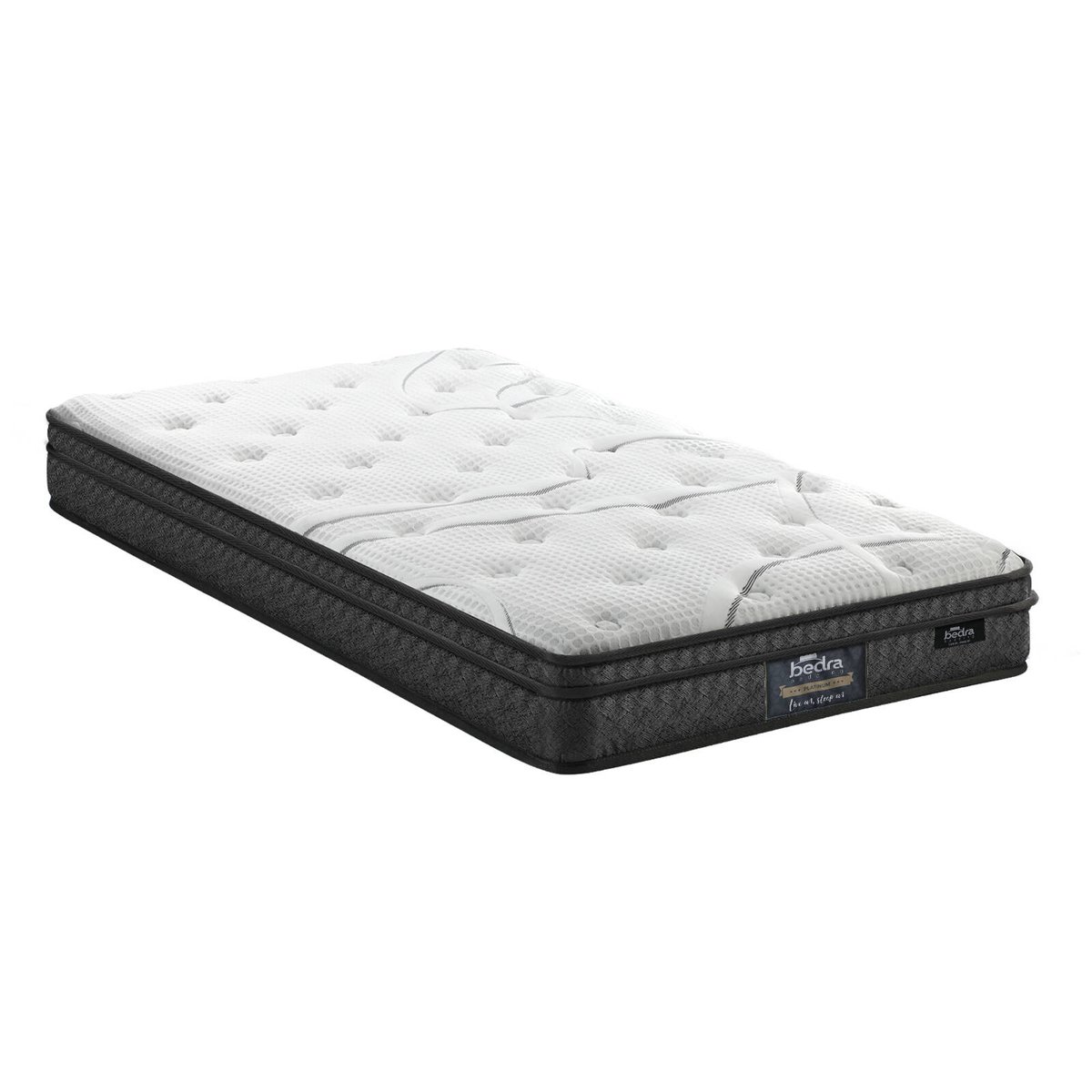 Bedra Single Mattress Bonnell Spring Tight Top Bed Medium Firm 21CM ...