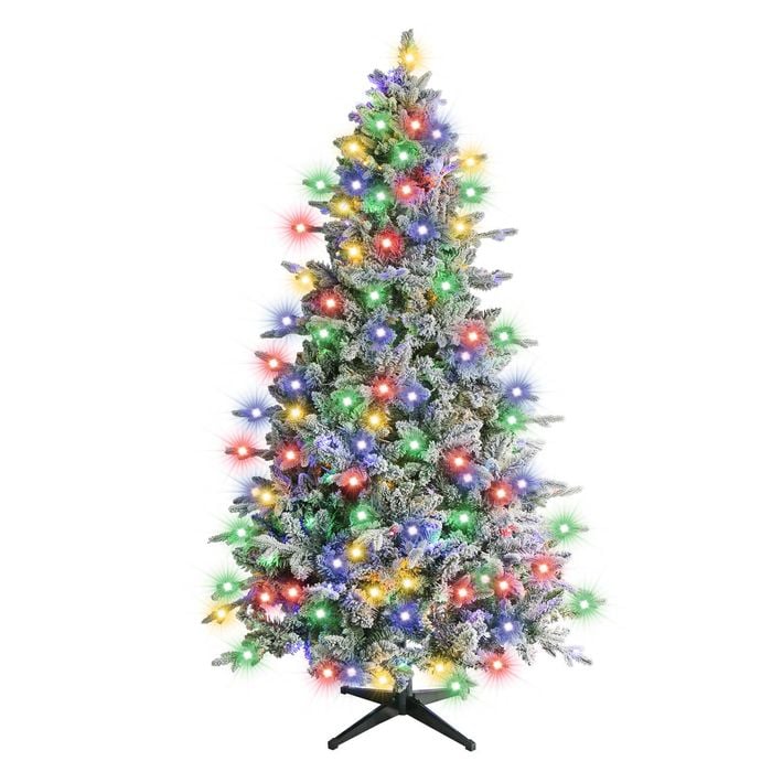 Mirabella 2.1m Whistler Pre-Lit Christmas Tree - Bunnings Australia