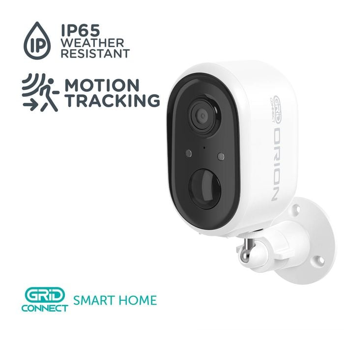 Orion Grid Connect Smart Wireless Rechargeable 3MP Security Camera ...