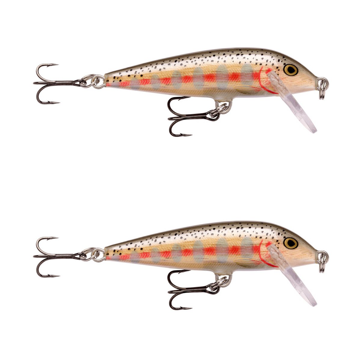 2x Rapala 3cm Countdown Sinking Hardbody Balsa Fishing Lures -Juv Rainbow Trout - Bunnings Australia