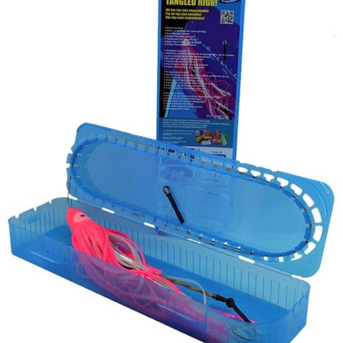 Rigrap 401048 Large Fishing Lure Box - Tangle Free Rig/Lure Storage ...