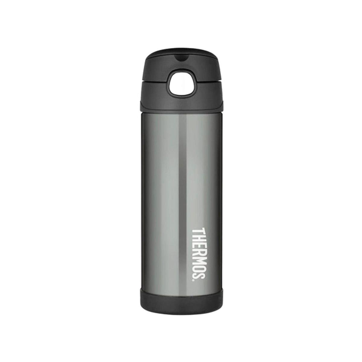 Thermos 470ml Drink Bottle Charcoal - Bunnings Australia