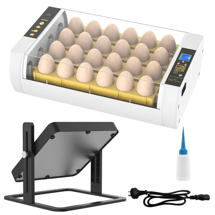 Advwin 24 Egg Incubator Automatic Egg Turning Chicken Brooder Heating Plate Brooder Heater ...