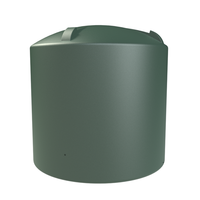 Melro Tanks 5000L Heritage Green Round 5500 Poly Water Tank - Bunnings ...