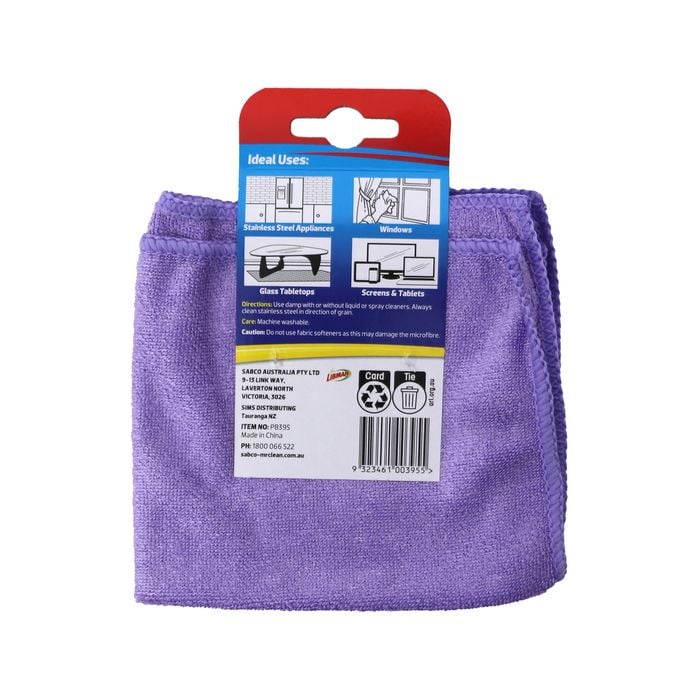 Mr Clean Glass & Stainless Steel Microfibre Cloth - 3 Pack - Bunnings ...