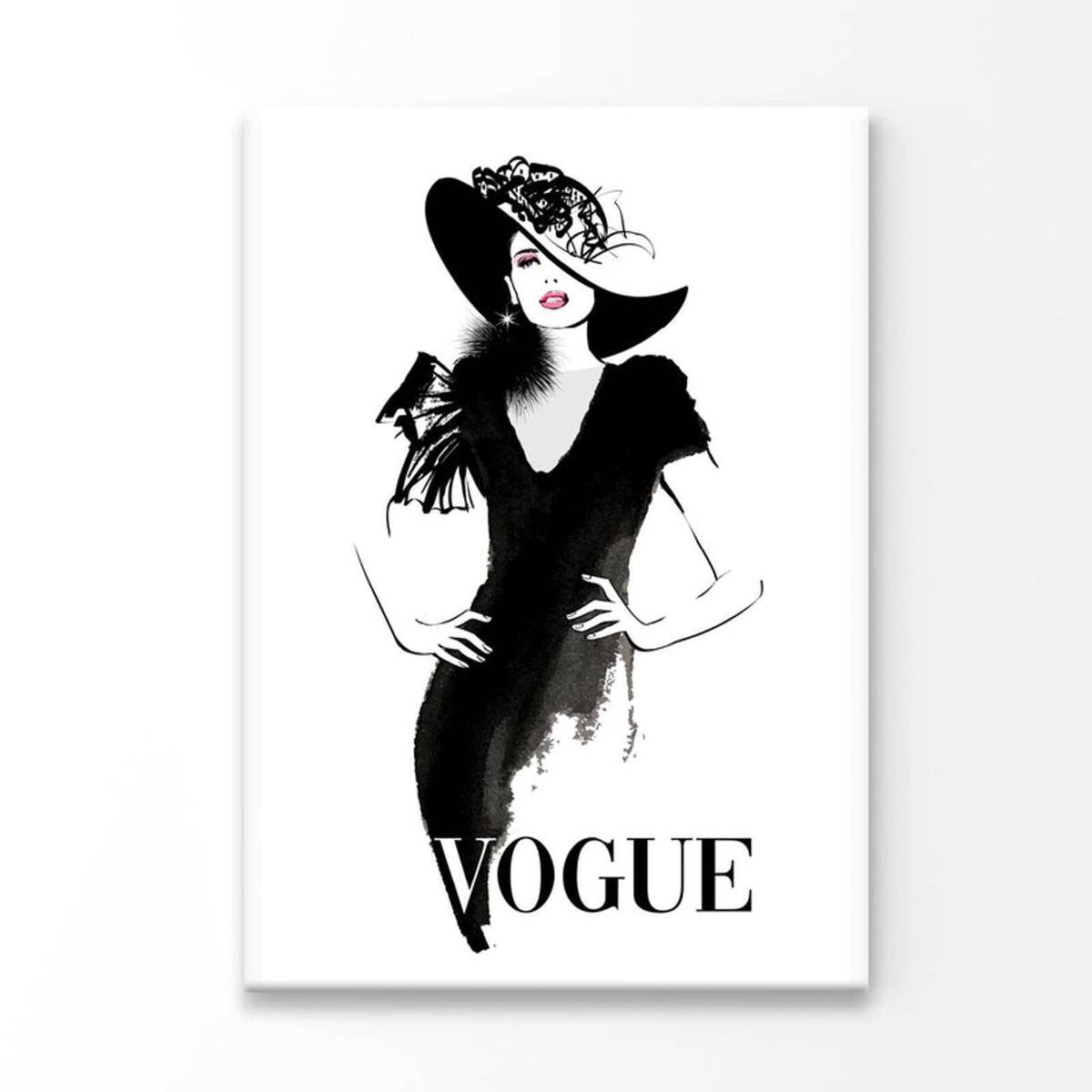 Girl With Hat Drawing Print 100% Australian Made 60 x 90cm (Acrylic ...