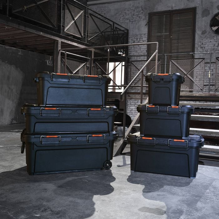 Tactix 100L Heavy Duty Storage Container With Handles - Bunnings Australia