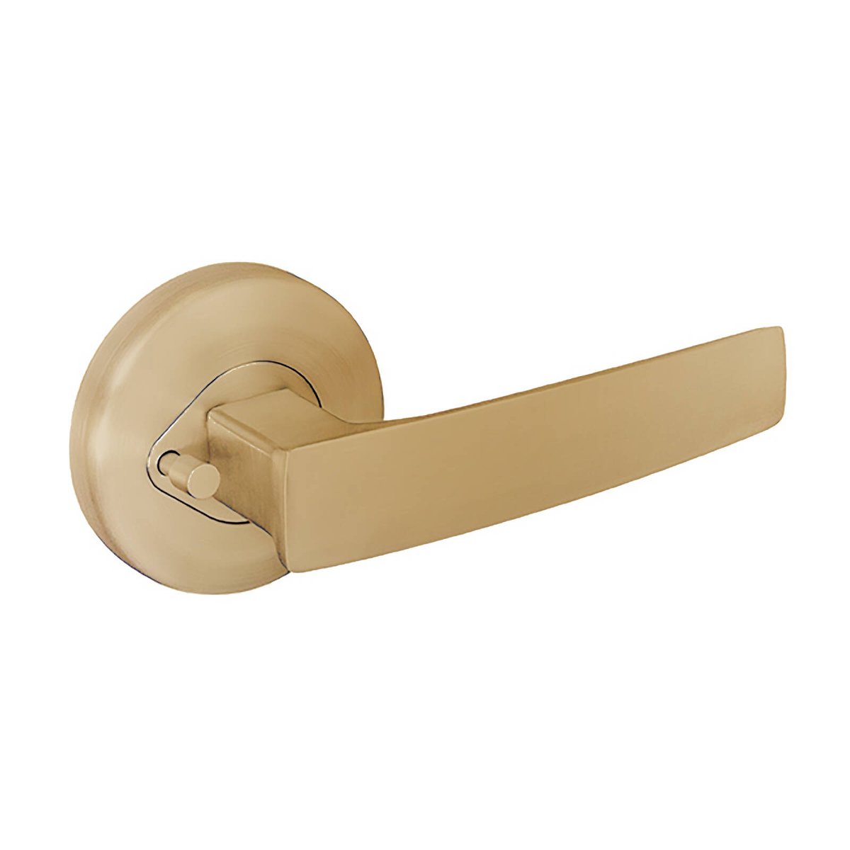 Neue Aurora Privacy Lever Set in Satin Brass - Bunnings Australia