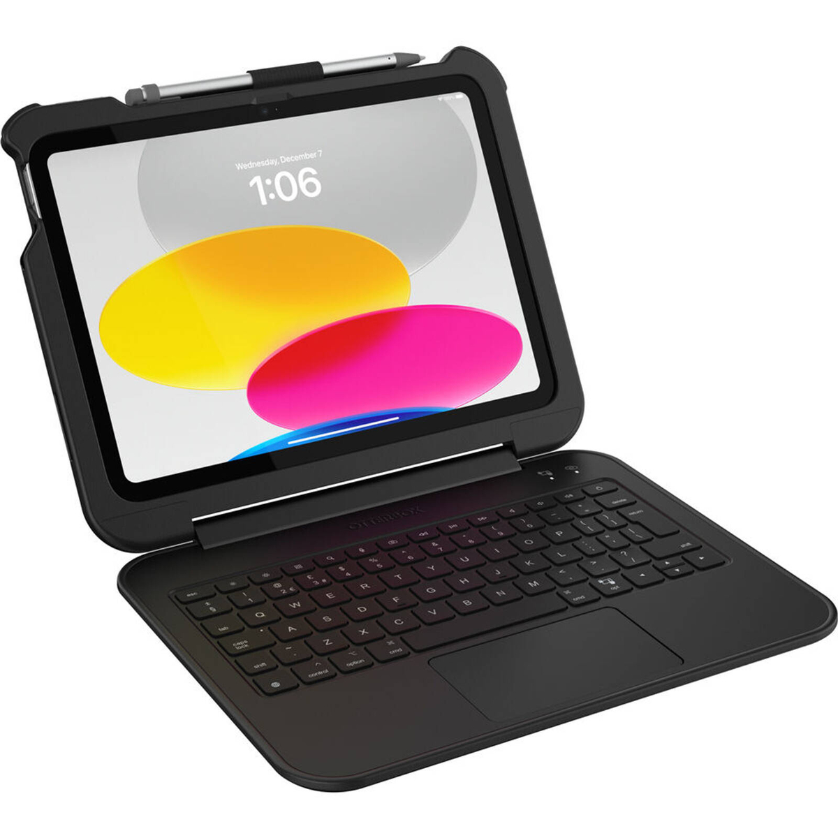 OtterBox Achiever Keyboard Case For Apple iPad 10.9 10th Gen - Black ...