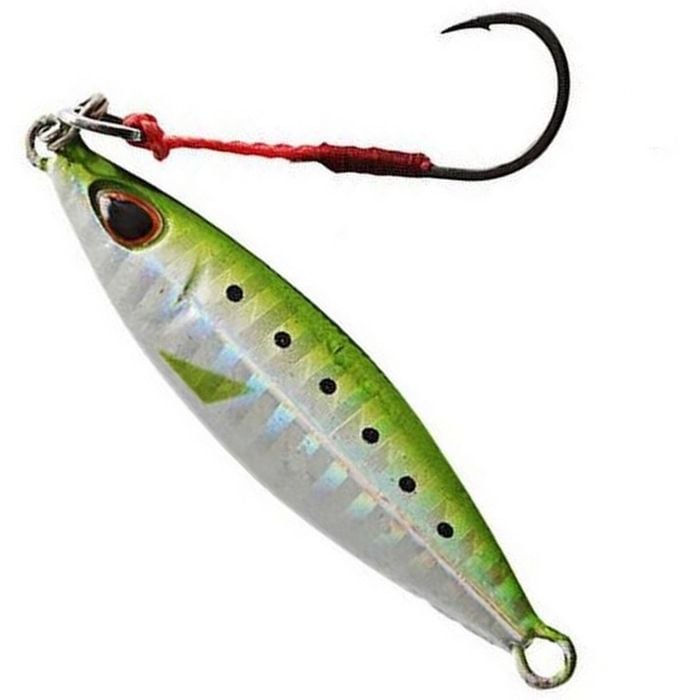 15gm Storm Gomoku Green Sardine Koika Jig Lure - Micro Jig Pre-Rigged ...