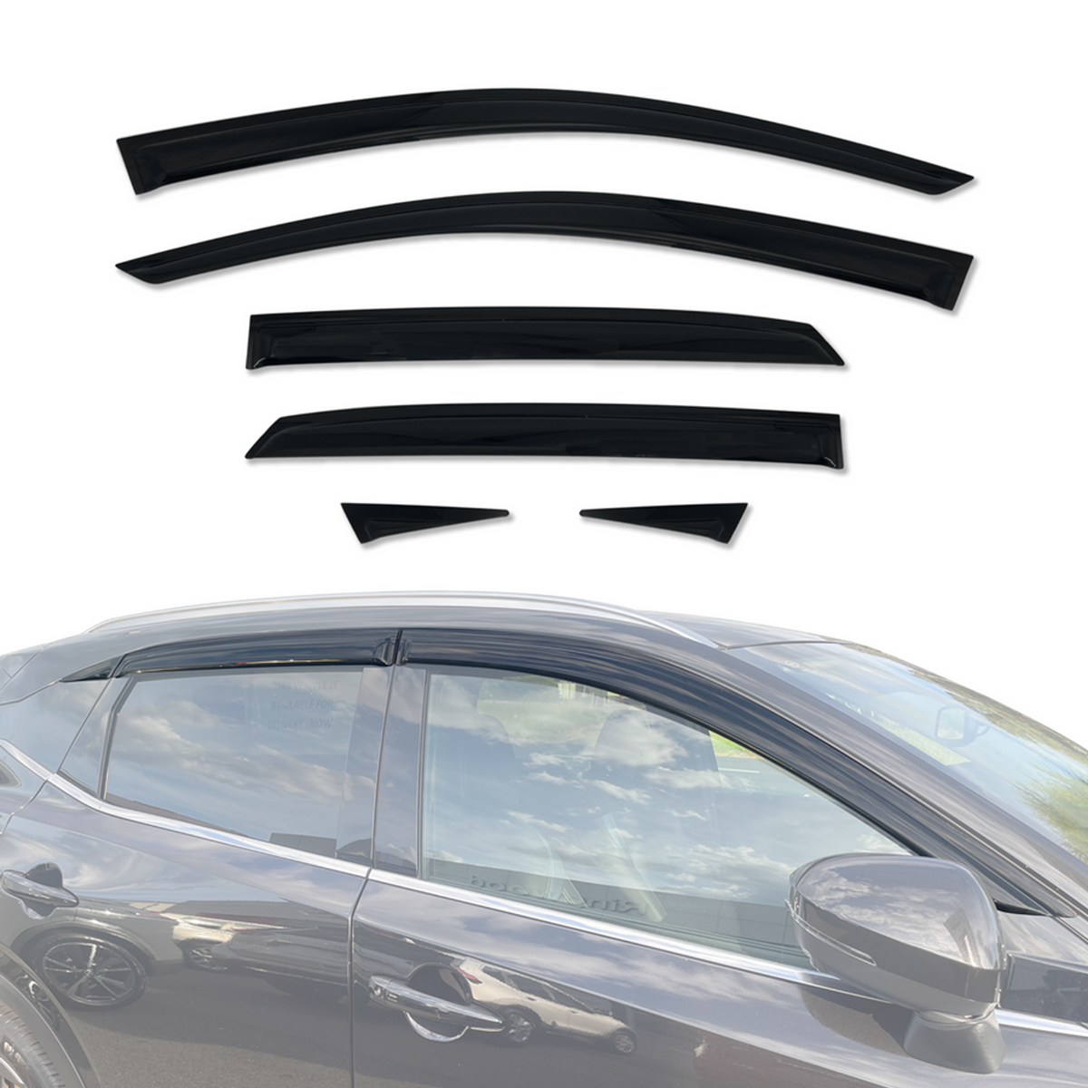 AUSGO Luxury Weather Shields for Nissan Qashqai J12 Series 2022-Onwards ...