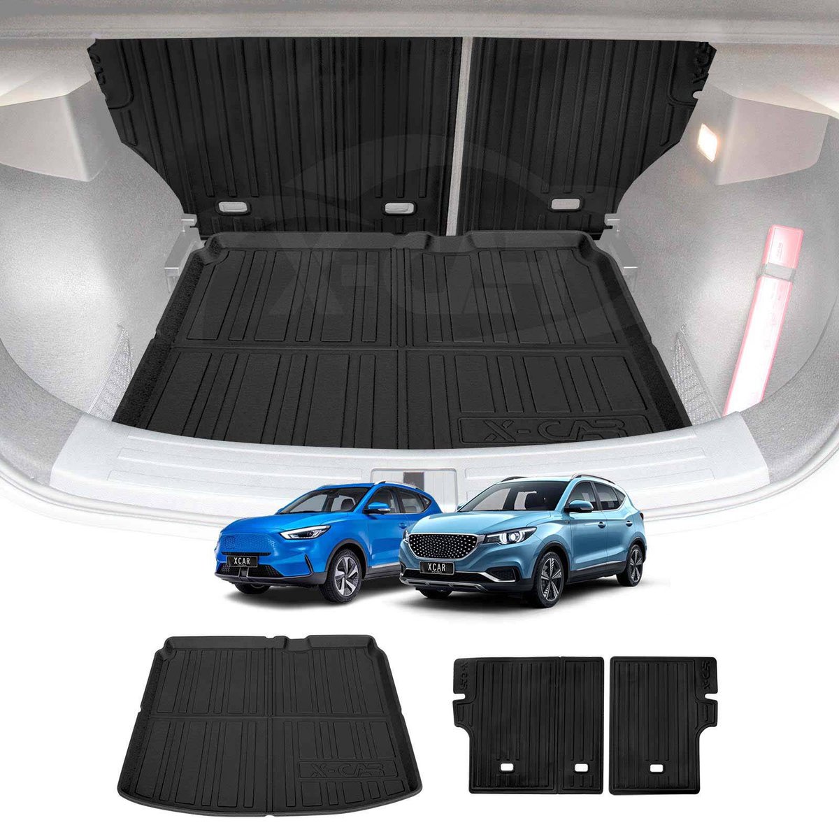 3D Boot Liner Back Seat Protector Combo for MG ZS/ZST/ZS EV 2018-2024 ...