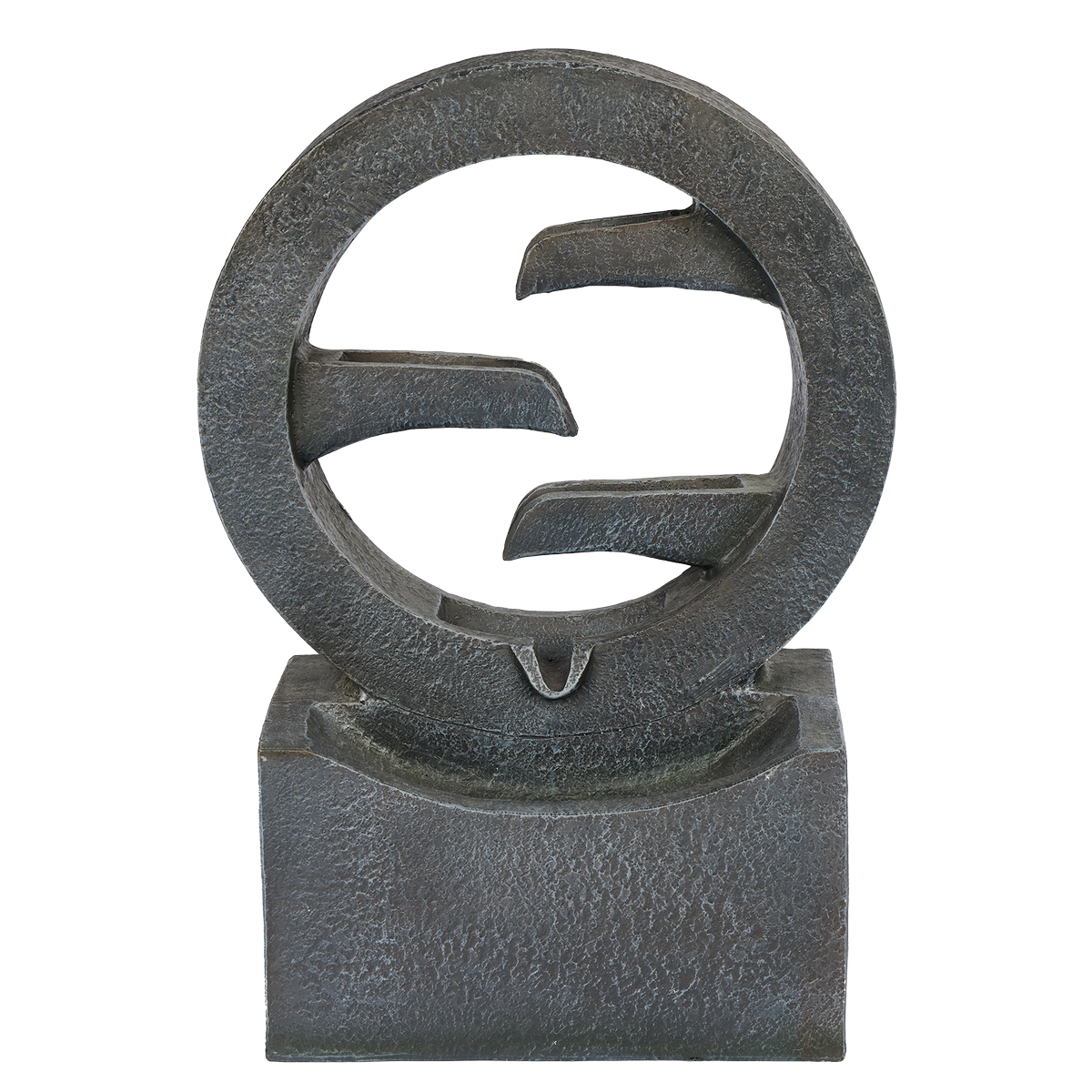 Northcote Pottery 34 x 17 x 48cm Symphonic Circles Water Feature ...