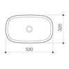 Fowler White Regent Semi Recessed Inset Basin - Bunnings Australia