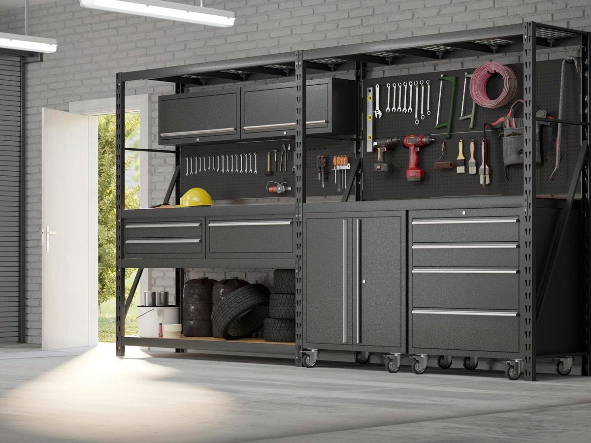 Modular Garage Storage System From Rack It - Bunnings Australia