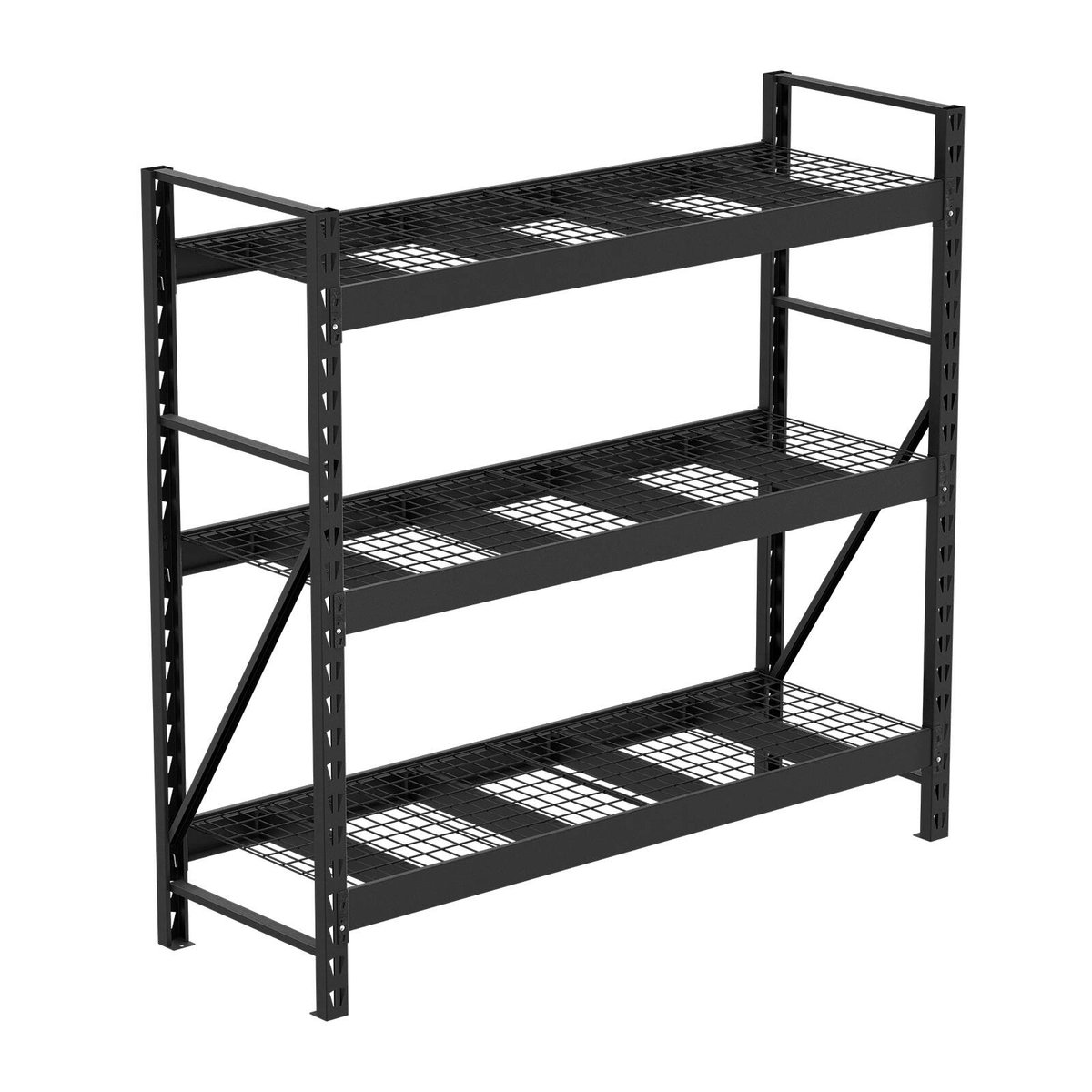 Rack It 1000kg 1938 x 1830 x 645mm Black 3 Shelf Starter Kit - 1830 x ...