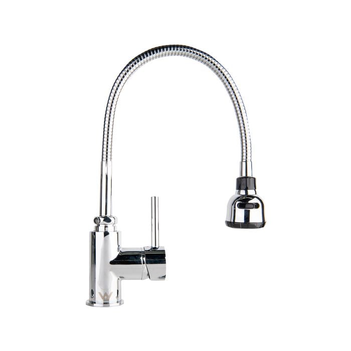 Quoss Chrome Reno Transformer Giraffe Basin Mixer WELS 5 Star 5.5L/min ...