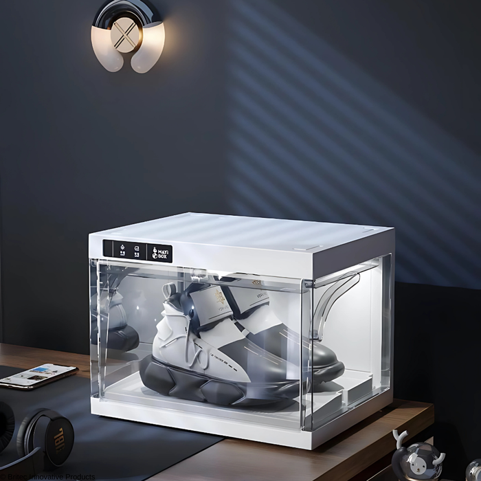 Luxury Electronic Shoebox with LED Display, Remote Control Stackable ...