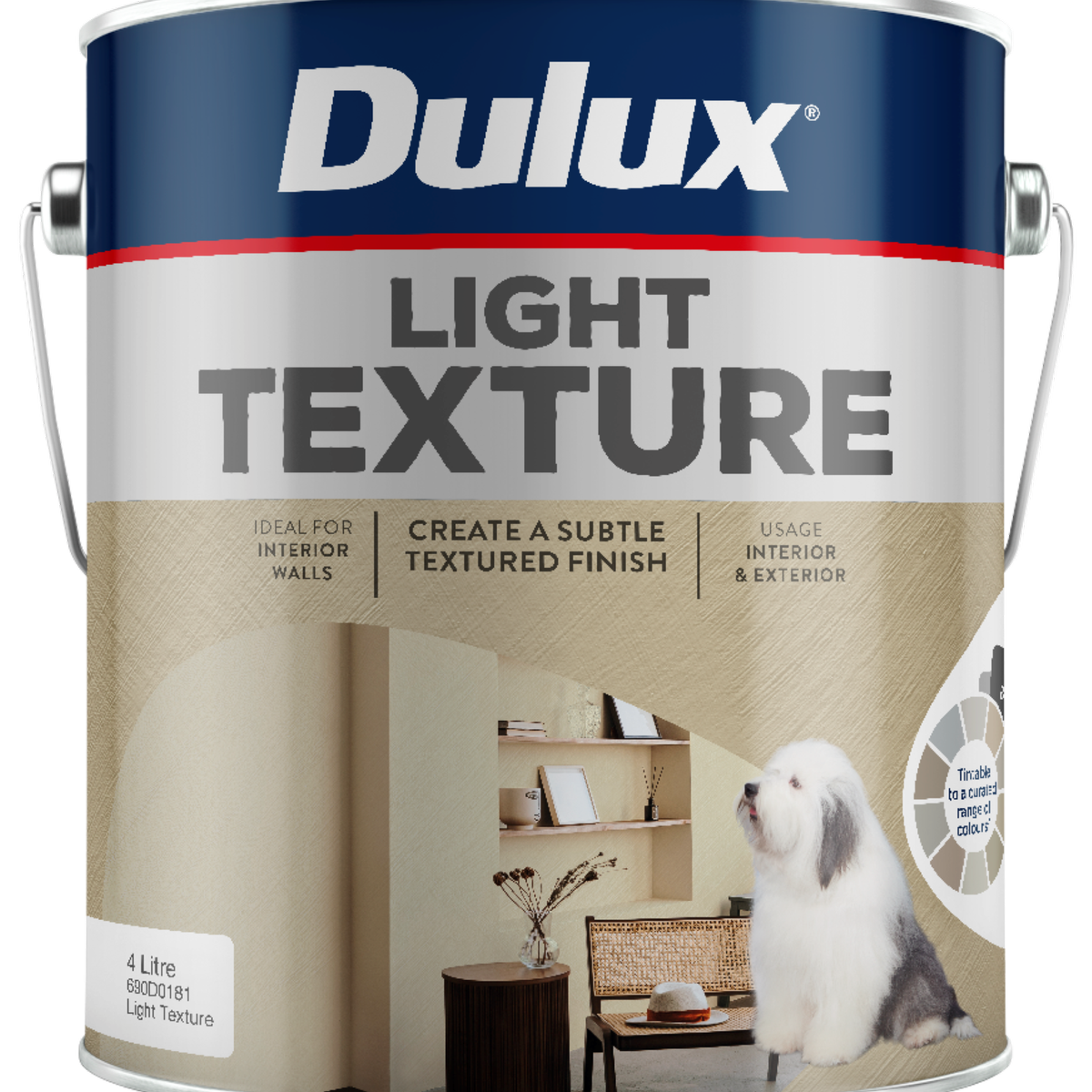 Dulux 4L Design Light Texture - 4L - Bunnings Australia