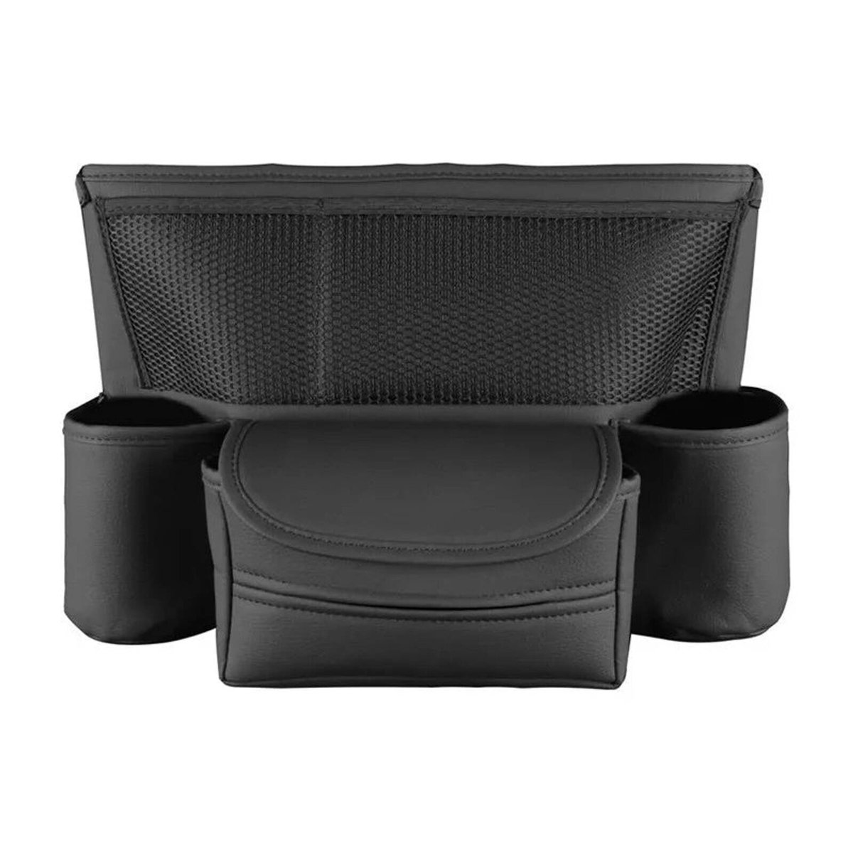 NNEOBA Universal Car Seat Middle Storage Ba PU Leather Armrest ...