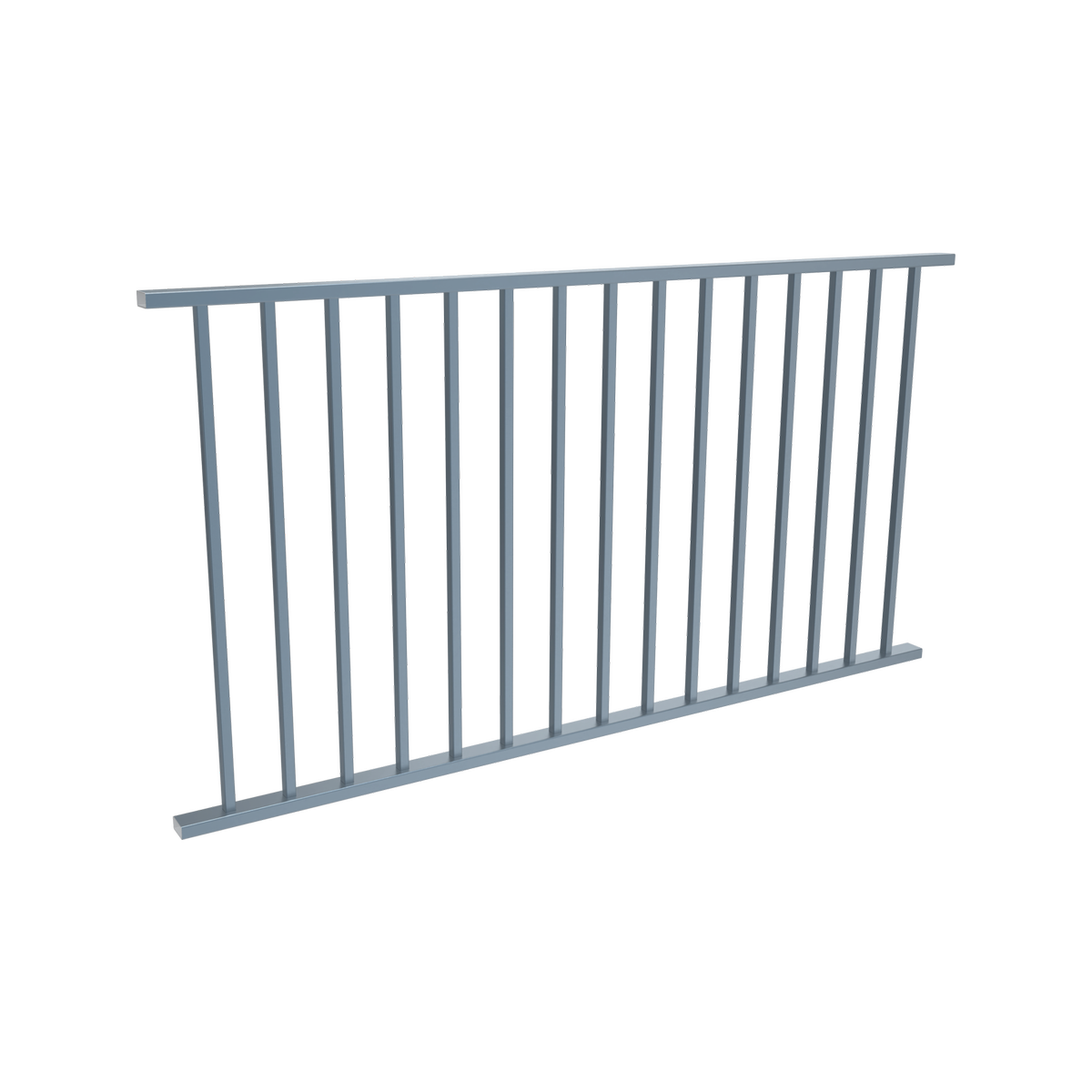 ProtectorAl 1800 x 950mm Deep Ocean Aluminium Flat Top Square Picket ...