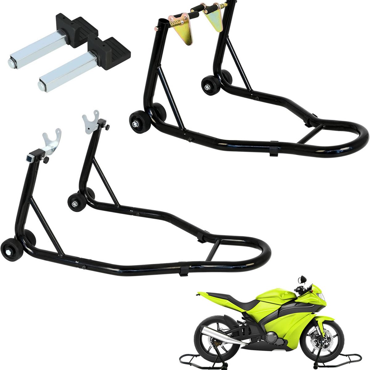 Advwin Front & Rear Motorcycle Stand Motorbike Lift U+L - Bunnings ...
