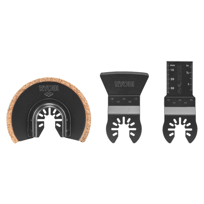 Ryobi 3 Piece Multi Tool Tile Blade Set - Bunnings New Zealand