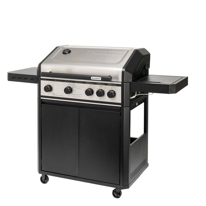 Jumbuck Horizon 4 Burner Gas Trolley BBQ - Bunnings Australia