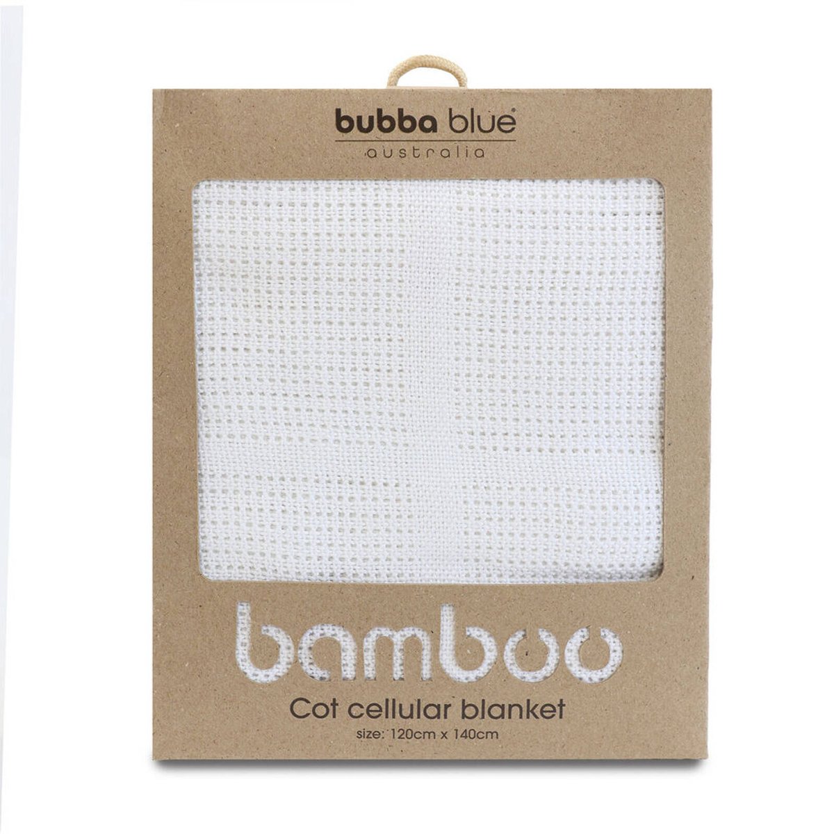 Bubba Blue Bamboo Cot Size Cellular Baby Blanket Bedding - Bunnings Australia