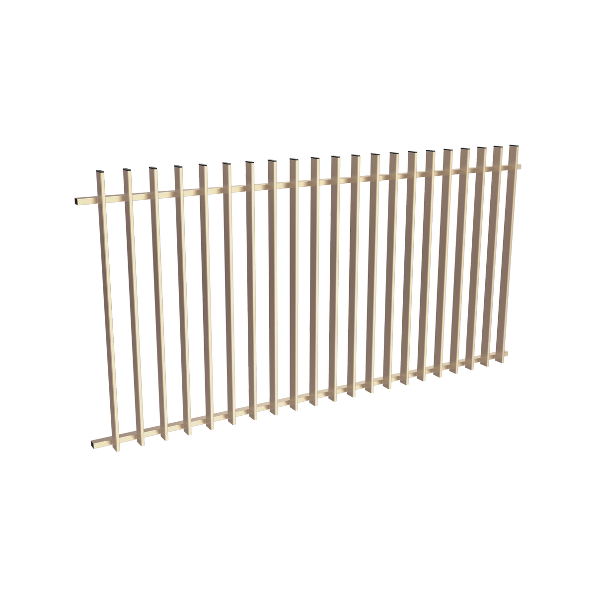 ProtectorAl 2400 x 1200mm Primrose Aluminium Radiator Pool Fence Panel ...
