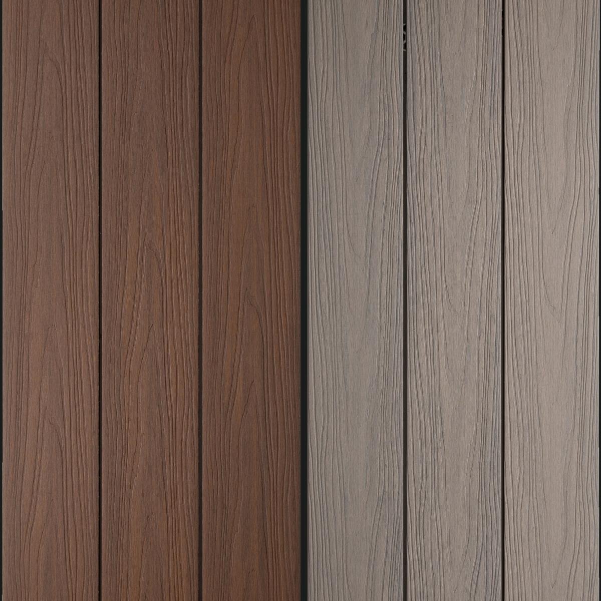 Ekodeck Designer Series 137 x 23mm 5.4m Backbeach / Leatherwood ...