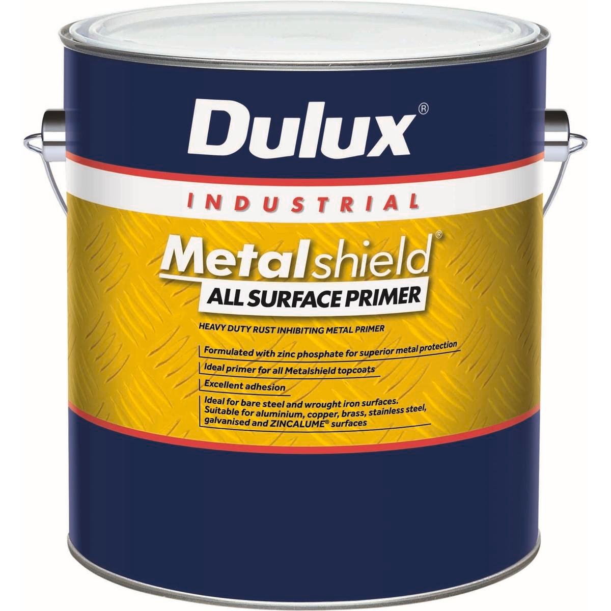 Dulux 4L Metalshield All Surface Primer Grey - 4L - Bunnings Australia