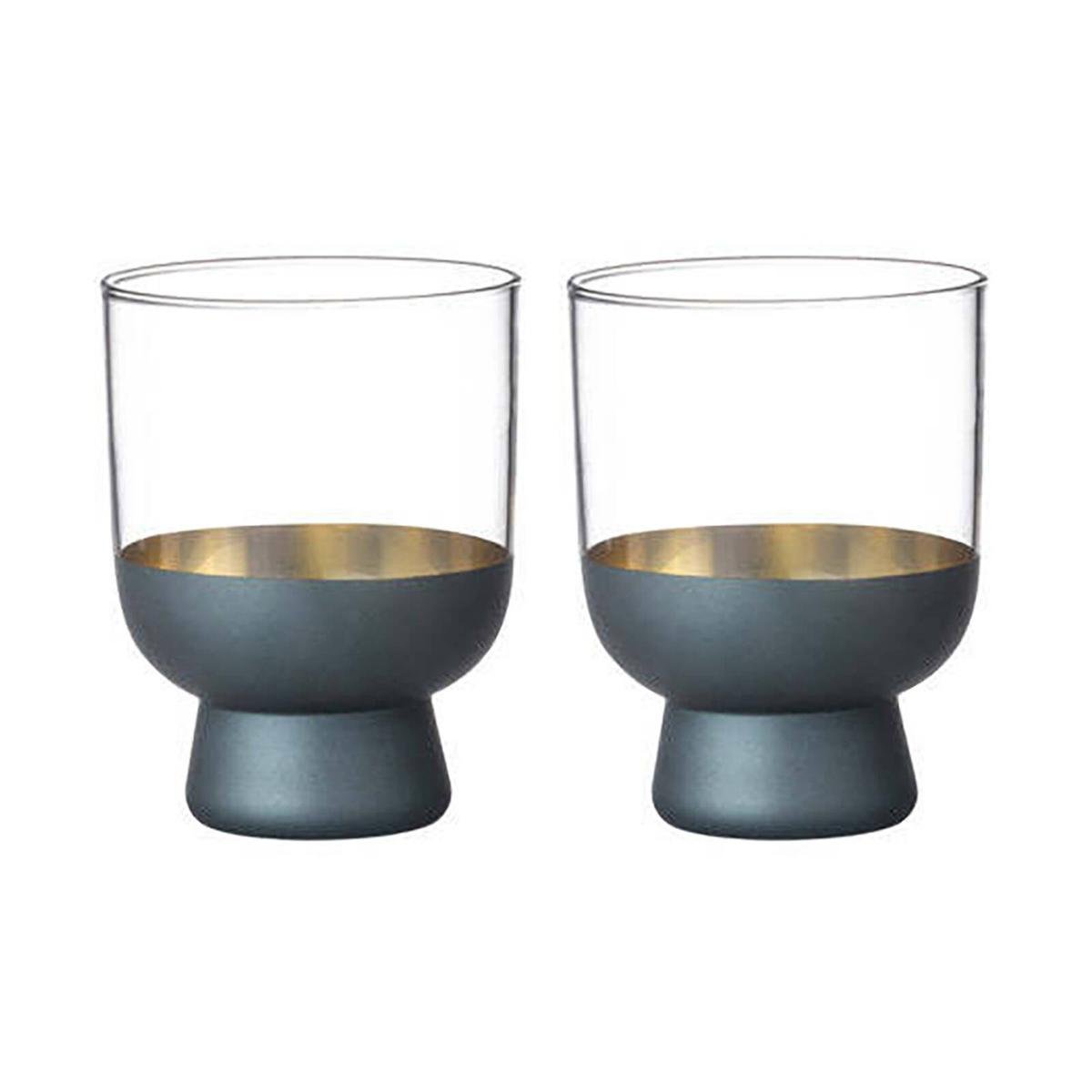 2pc Tempa Aria Aqua Glass Tumbler Bunnings Australia