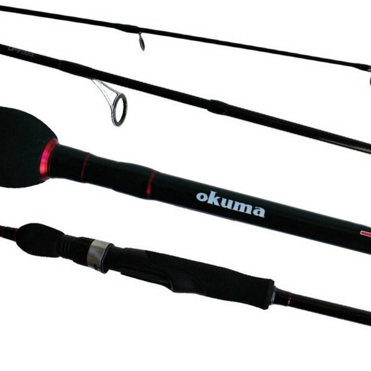 7ft Okuma TKO 10-20lb Graphite Spin Rod - 2 Pce Spinning Rod with Split ...