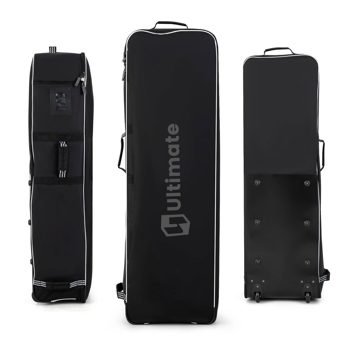 Costway Soft-Sided Golf Travel Bag Foldable Golf Travel Cover Golf Case ...