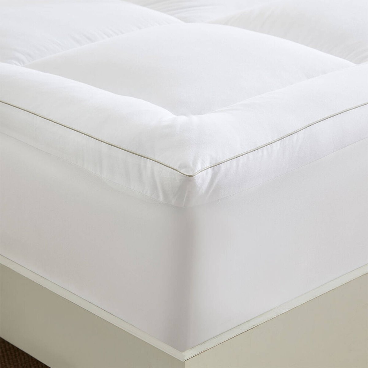 Ardor 2000GSM Double Bed Mattress Topper Standard Microfibre - White ...