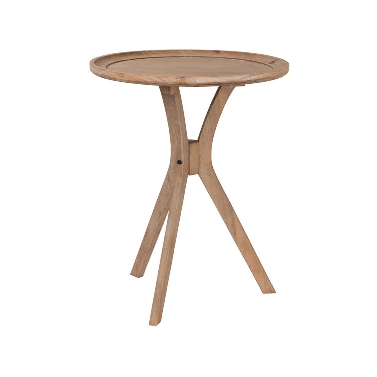 Willow & Silk Cross-leg Side Table - Natural Finish - Bunnings Australia