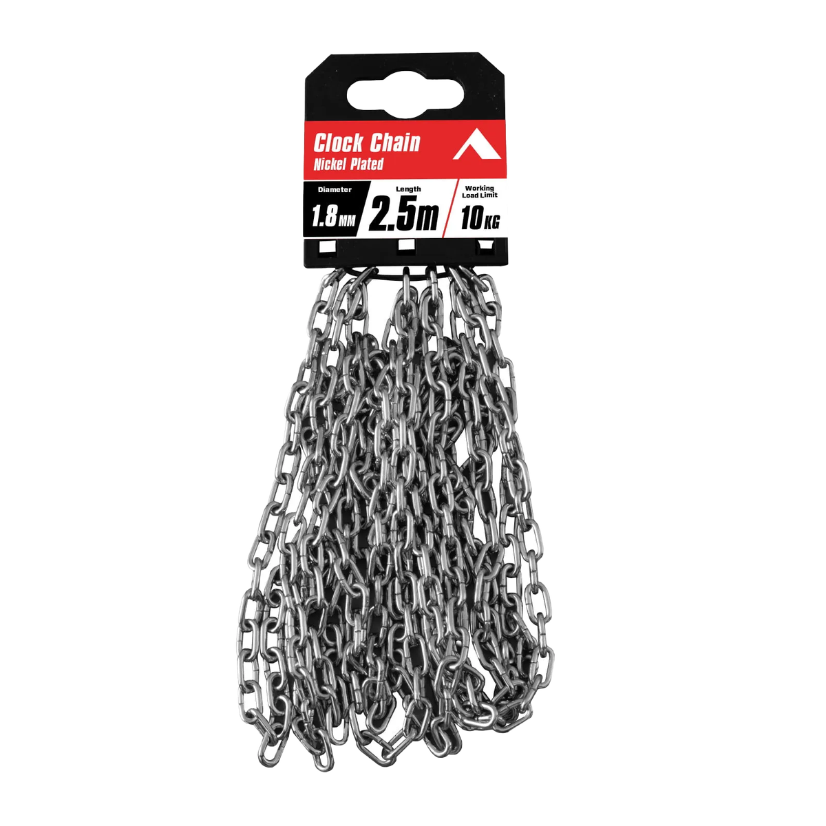 Pinnacle 1.8mm x 2.5m Nickel Plated Clock Chain - Bunnings New Zealand