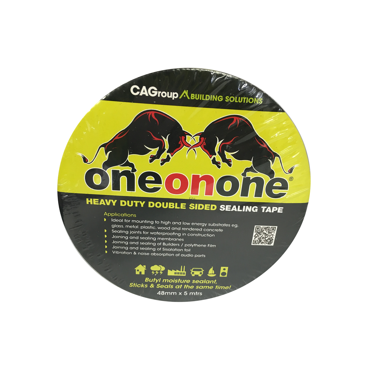 One On One 48mm x 5m Heavy Duty Double Sided Sealing Tape - Bunnings ...