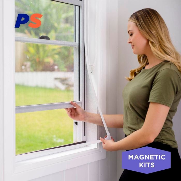 Permastik 2m x 2m Extra Large Magnetic Insect Screen Kit - Bunnings ...